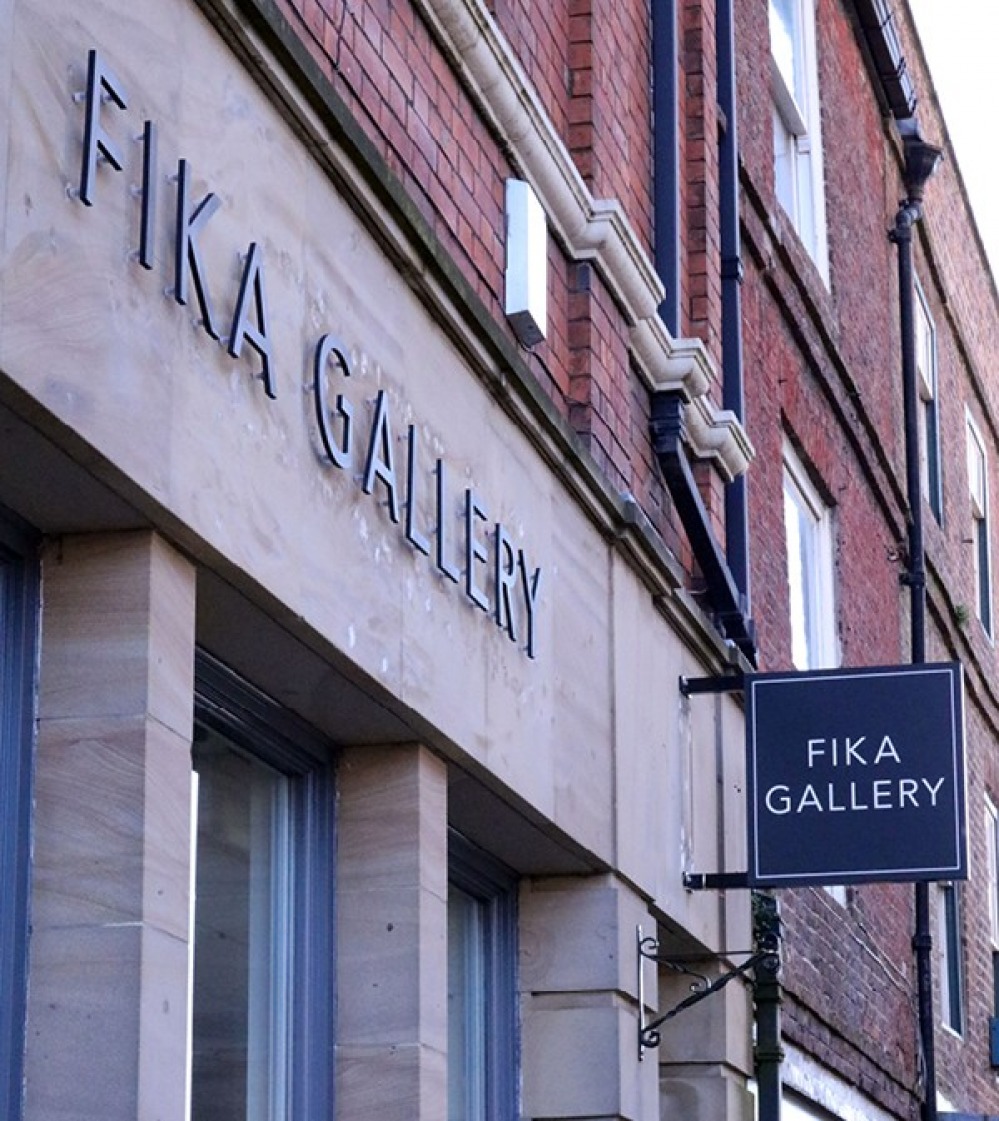 Visit Fika the New Scandi-Inspired Art Gallery in Morpeth Northumberland with Cafe and Pink Lane ...